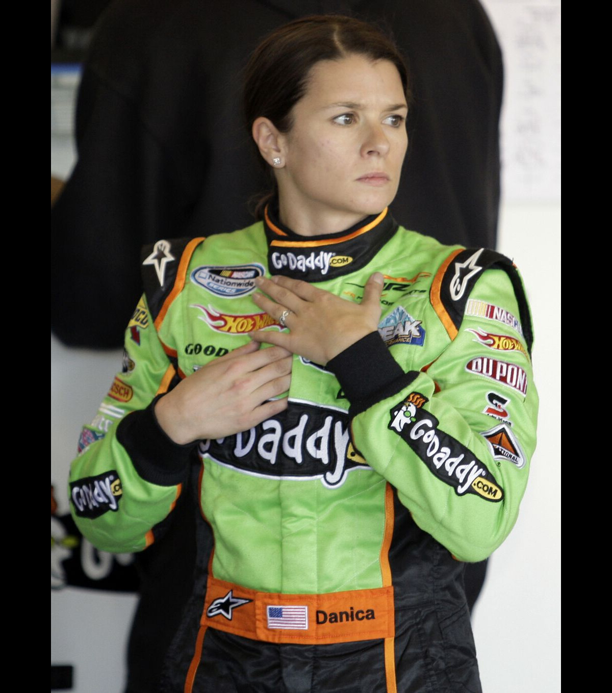 Photo : Danica Patrick lors d'une course de NASCAR au Texas Motor ...