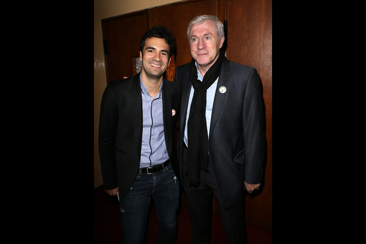Photo : Alex Goude et Luis Fernandez lors d'un spectacle avec Michèle ...