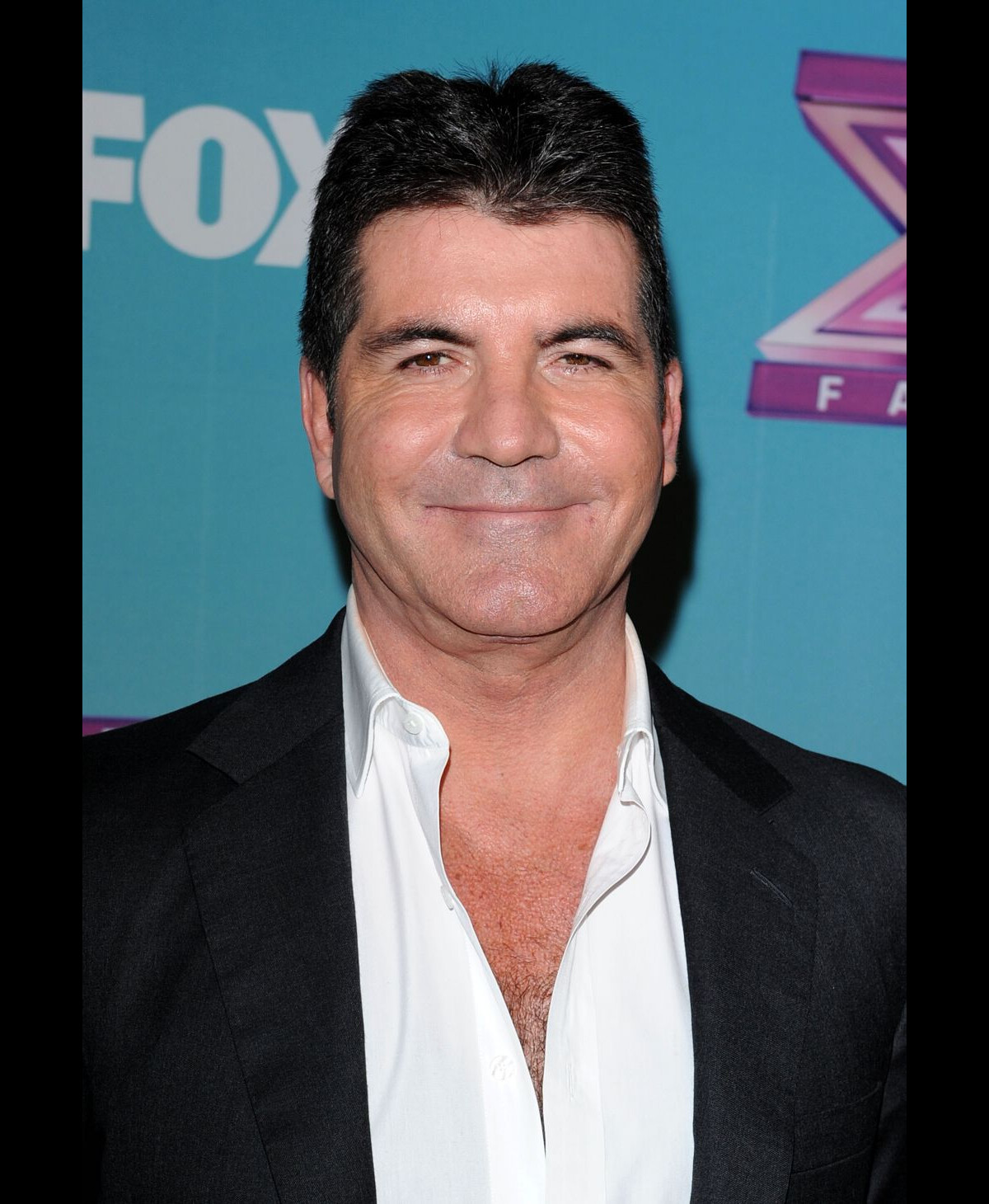 Photo : Simon Cowell lors du premier prime de la finale de X Factor à ...