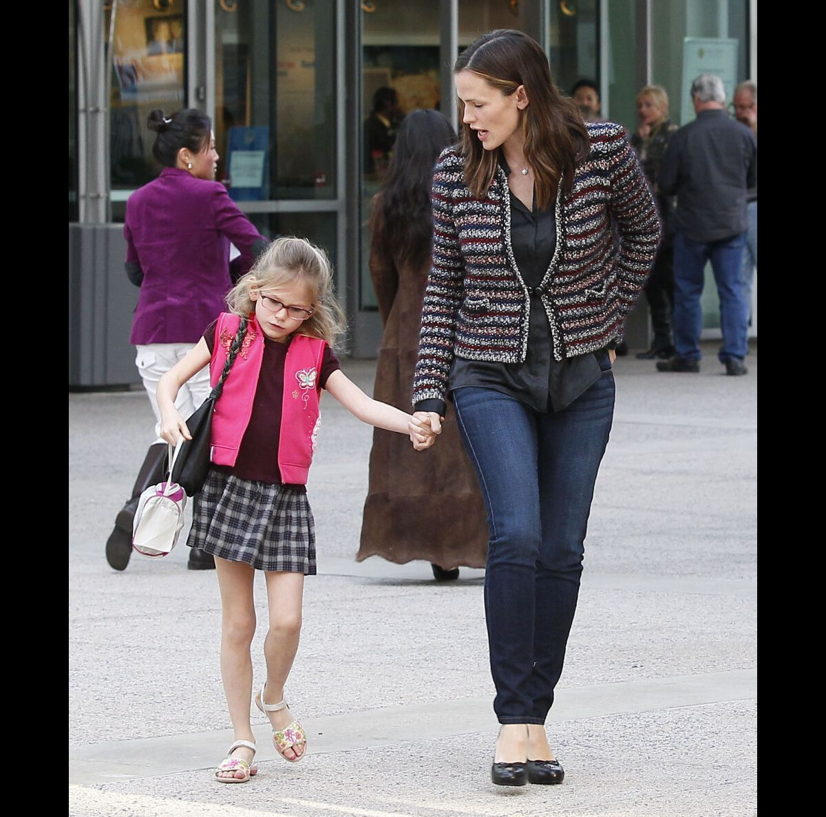 Photo : La jolie Jennifer Garner avec ses filles Violet et Seraphina ...