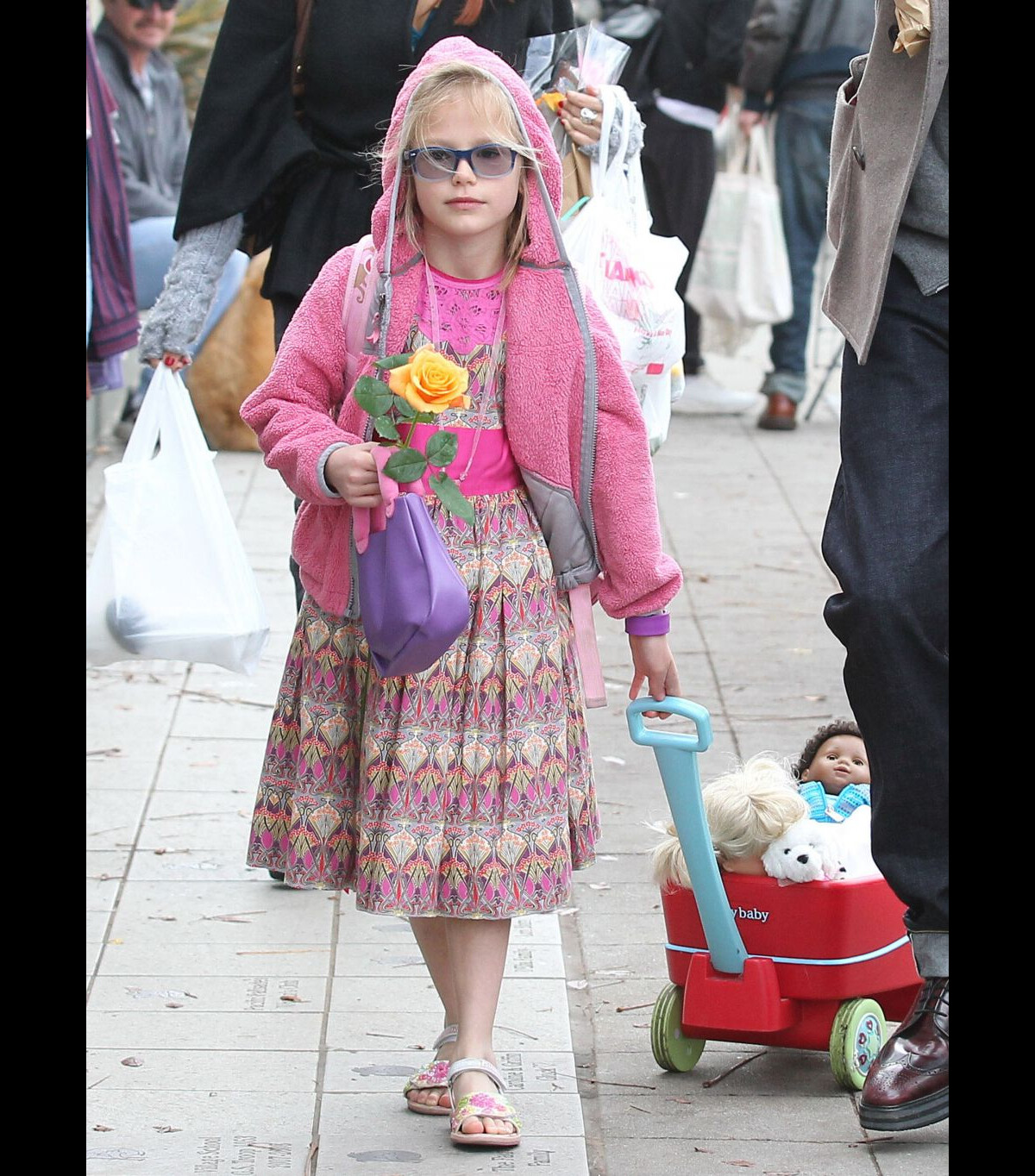 Photo : Ben Affleck et ses deux filles Violet, 7 ans et Seraphina, 4 ...