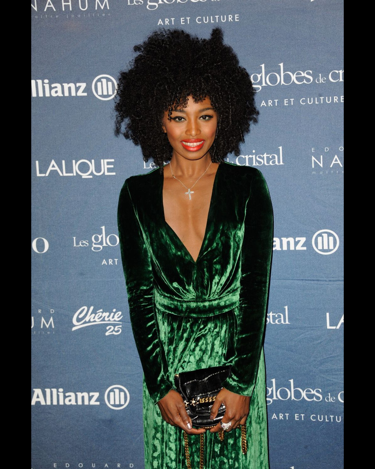 Photo : La chanteuse Inna Modja - 8e cérémonie des Globes de Cristal au ...