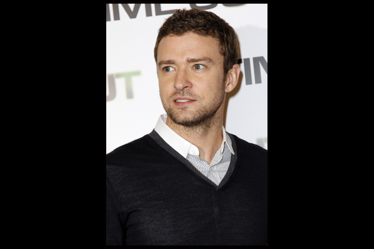 Photo : Le chanteur Justin Timberlake en promo pour Time Out, à Paris ...