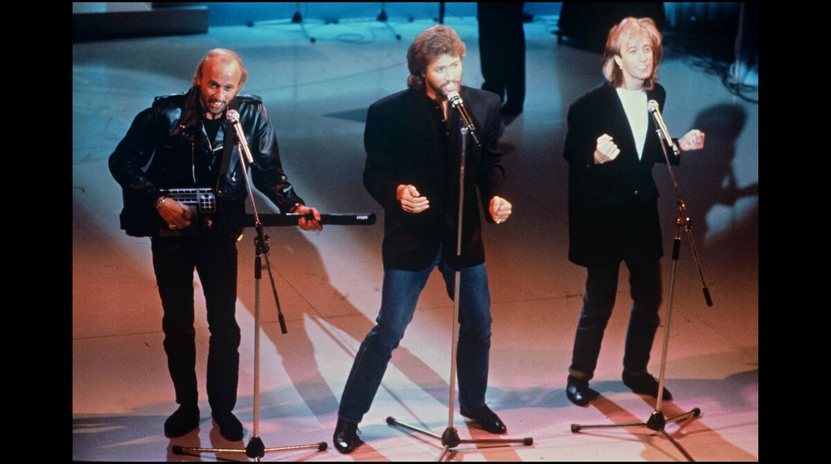 Photo : Les Bee Gees, formé par les frères Gibb, Maurice, Barry et ...