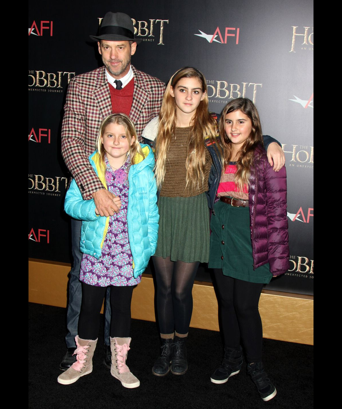 Photo : Anthony Edwards et ses enfants en juin 2012 à New York - Purepeople