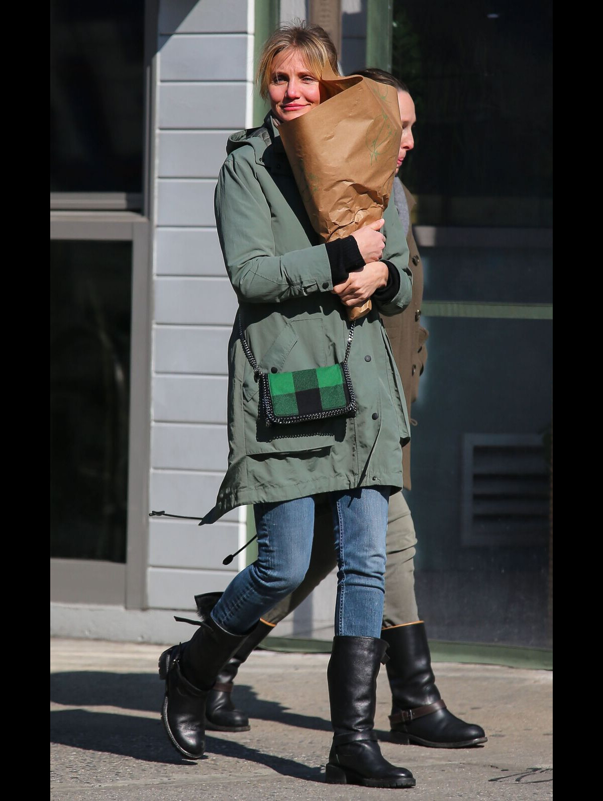 Photo : La jolie Cameron Diaz se promène avec une amie dans les rues de ...