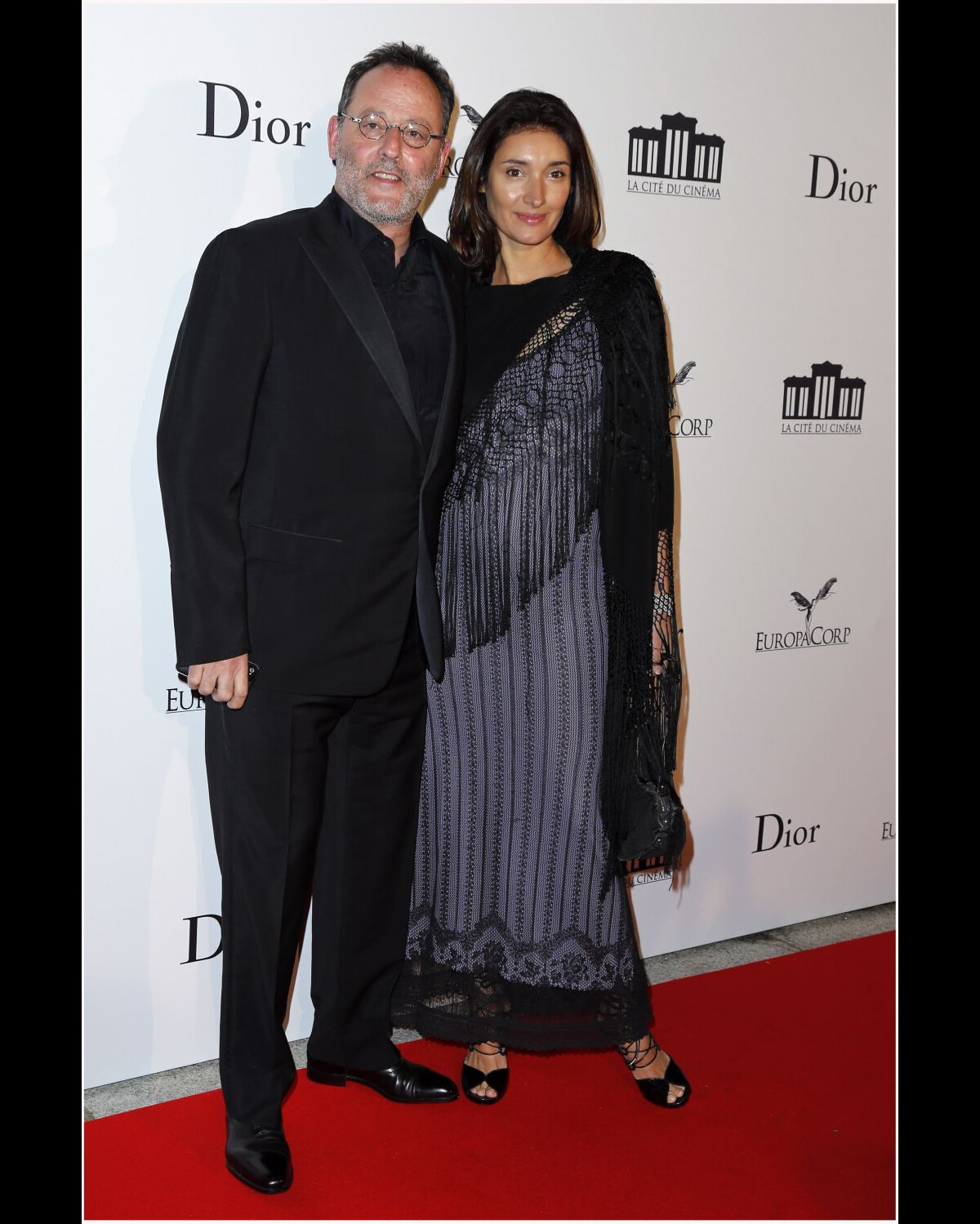 Photo : Jean Reno et sa femme Zofia - soirée d'inuaguration de la Cité ...