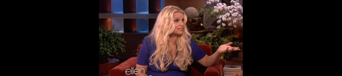 Photo : Jessica Simpson, invitée de l'animatrice Ellen DeGeneres qui ...