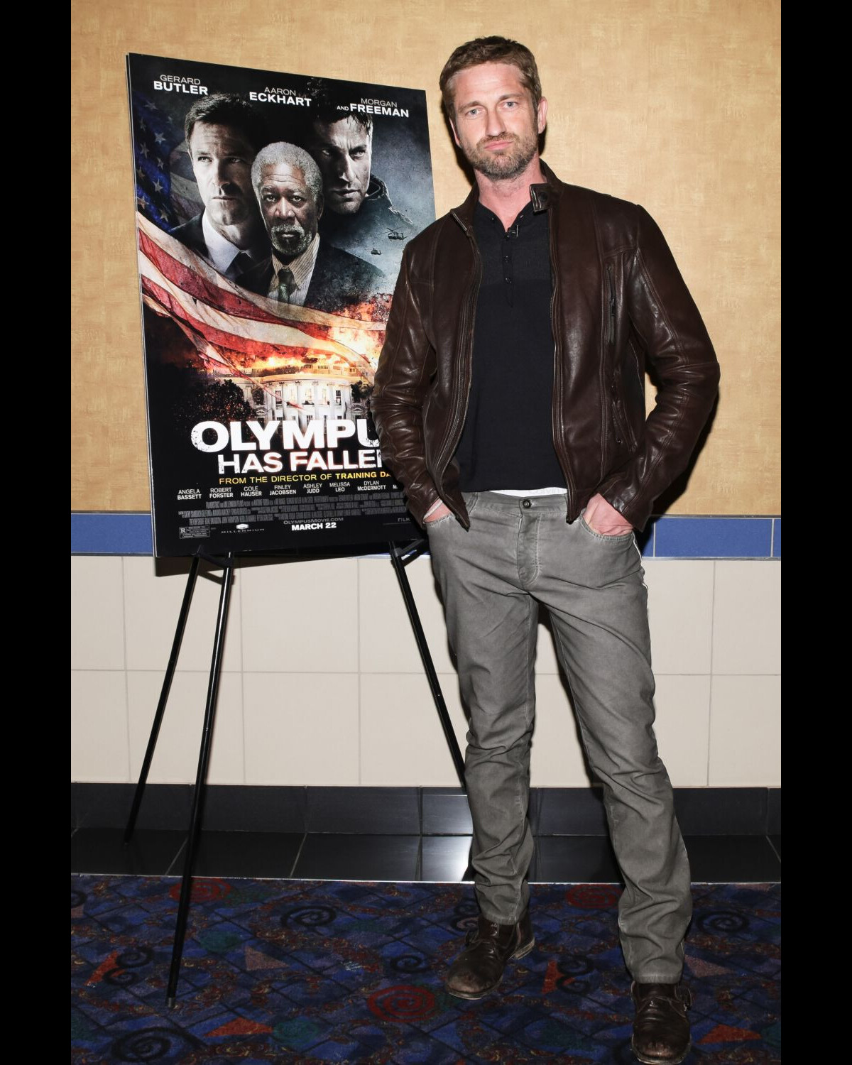 Photo : Gerard Butler à New York le 13 mars 2013 - Purepeople