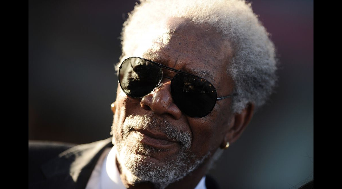 Photo : Morgan Freeman à la première d'Oblivion à Los Angeles, le 10 ...