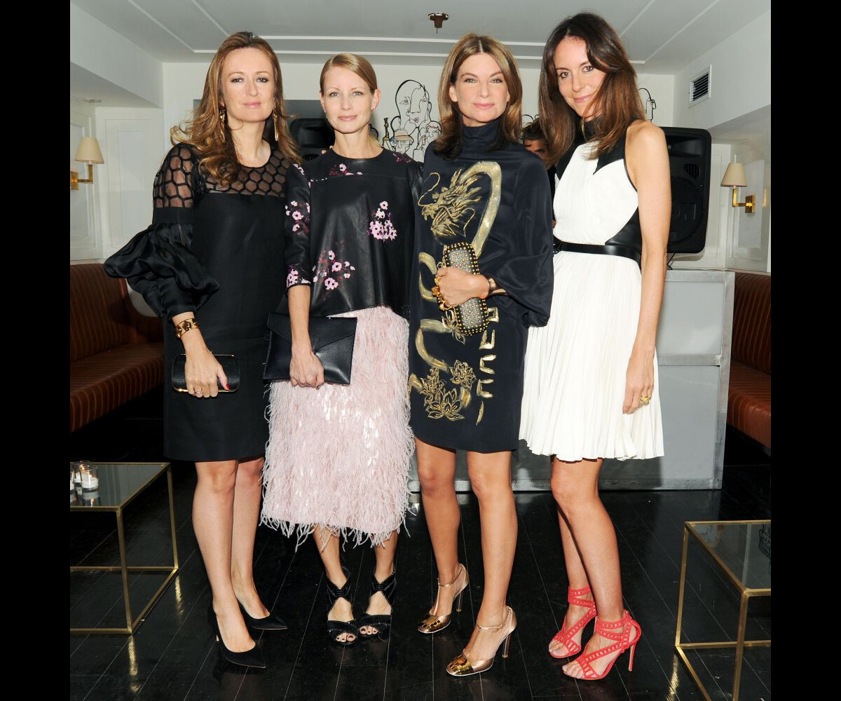 Photo : Lucy Yeomans, Holli Rogers, Natalie Massenet, Alison Loehnis à ...