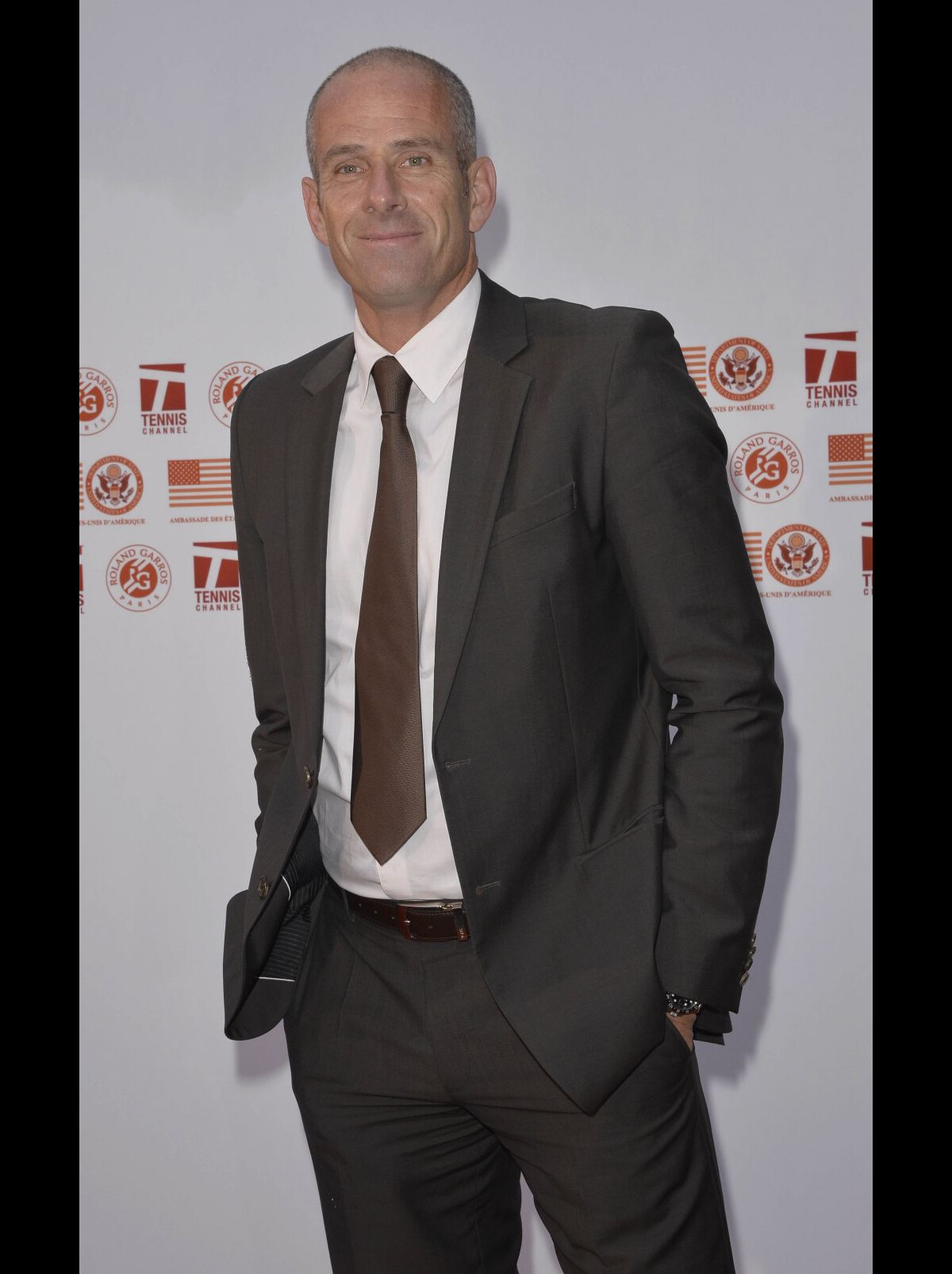 Photo : Guy Forget lors de la soirée des joueurs de Roland-Garros à la ...
