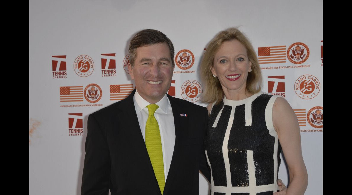 Photo : L'ambassadeur des Etats-Unis Charles Rivkin et son épouse Susan ...