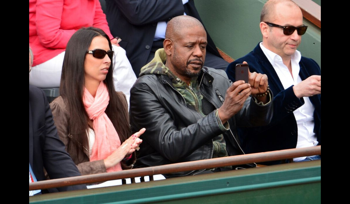 Photo : Forest Whitaker et sa femme Keisha lors du match entre Jo ...