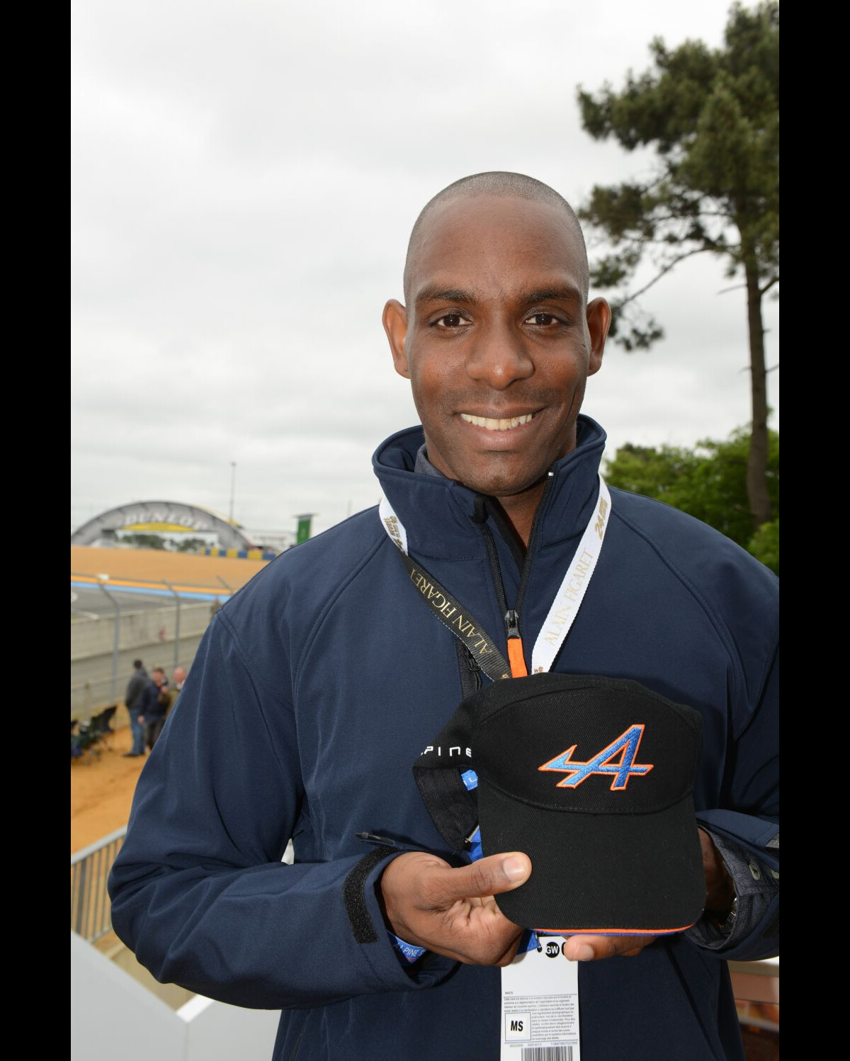 Photo : Ronald Pognon lors des 24 Heures du Mans le 22 juin 2013 ...