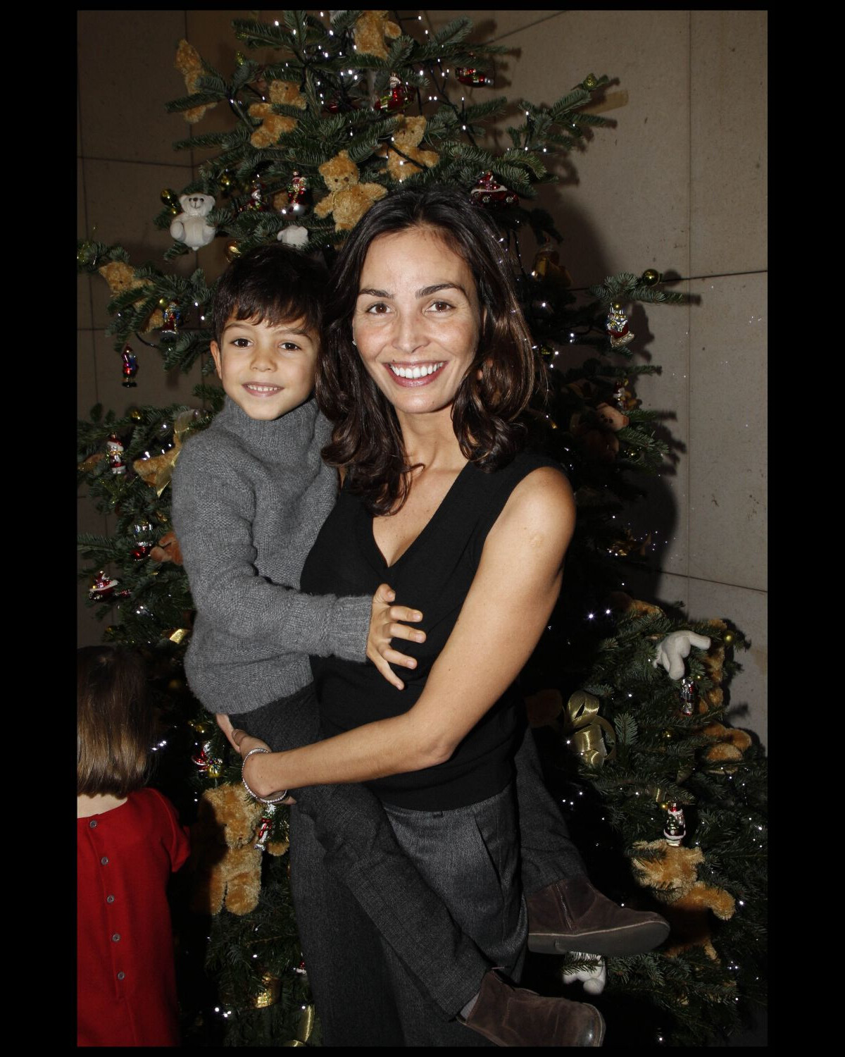 Photo : Inés Sastre et son fils Diego à Paris pour le spectacle ...