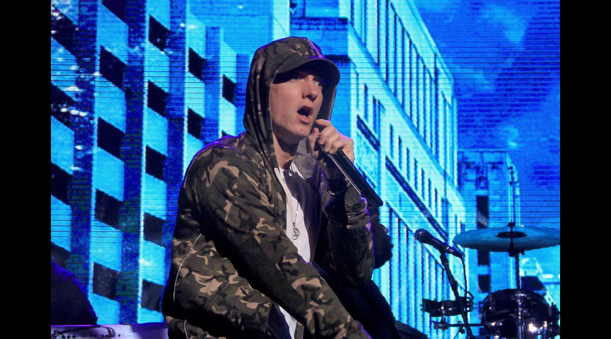 Photo : Eminem en concert privé lors de la soirée du 30e anniversaire ...