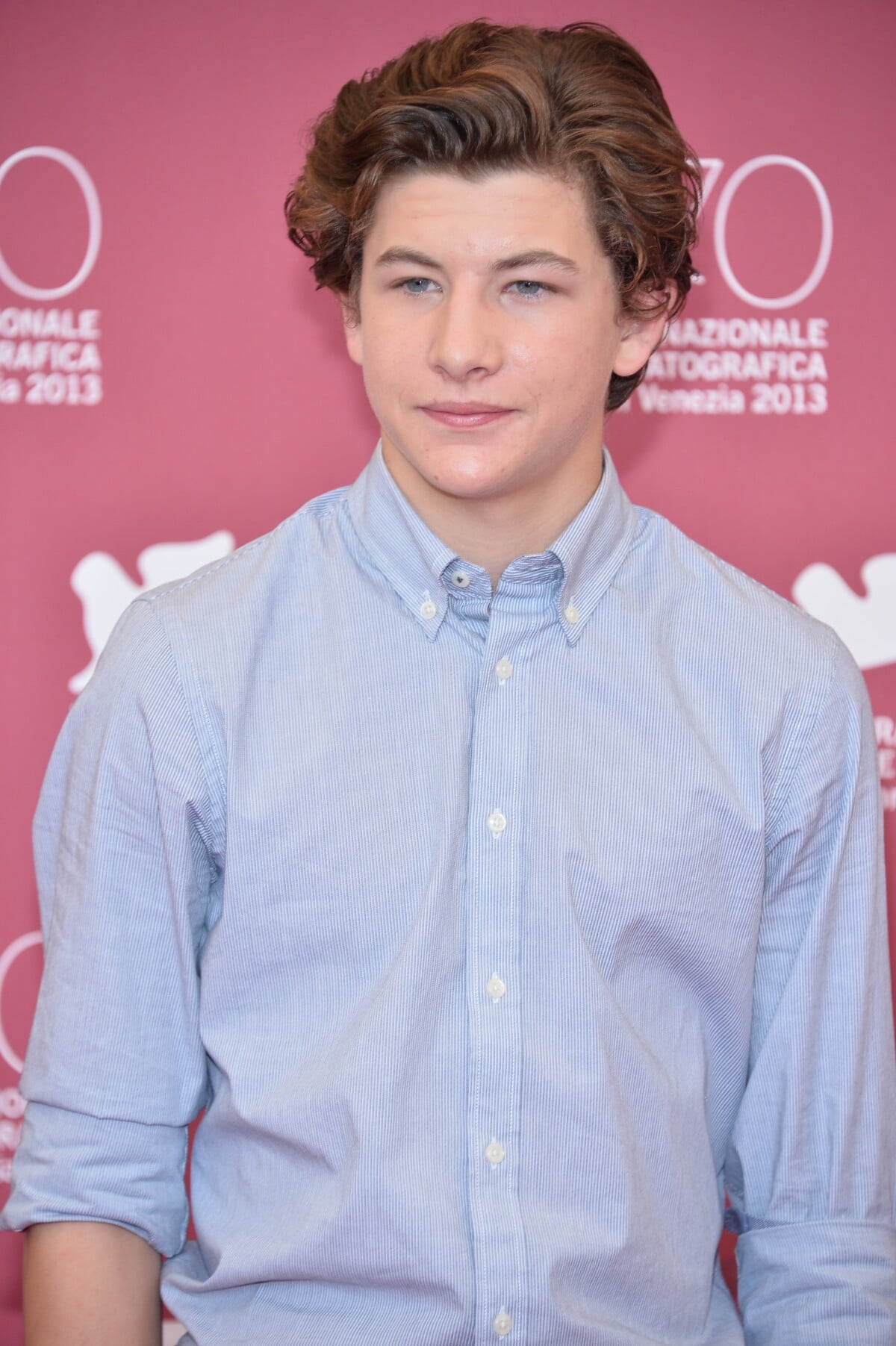 Photo : Tye Sheridan lors du photocall du film "Joe" à la 70e Mostra de ...