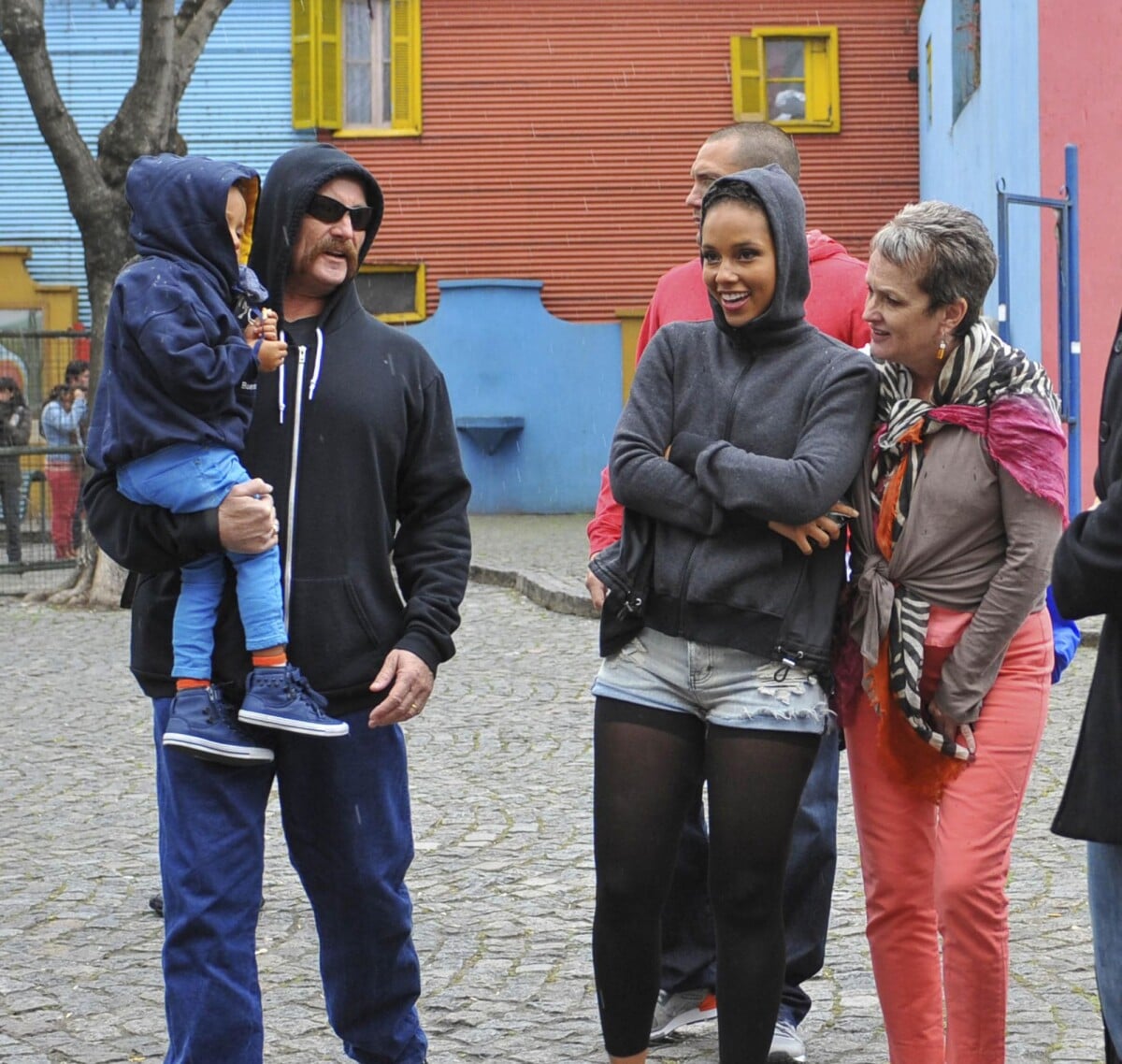 Photo : Alicia Keys se balade avec sa mère Teresa et son fils Egypt ...