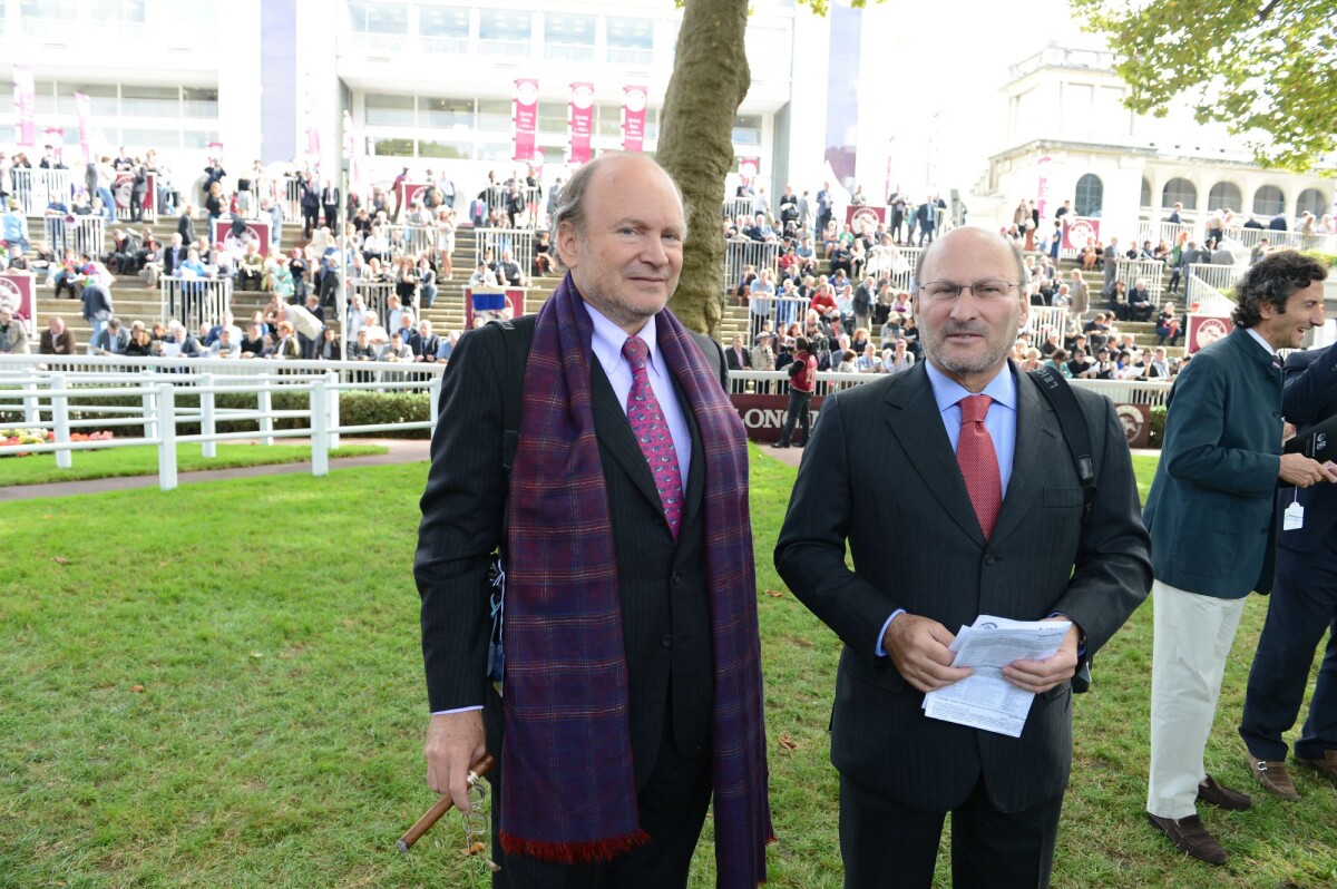 Photo : Alain et Gerard Wertheimer, propriétaires de Chanel, lors du ...