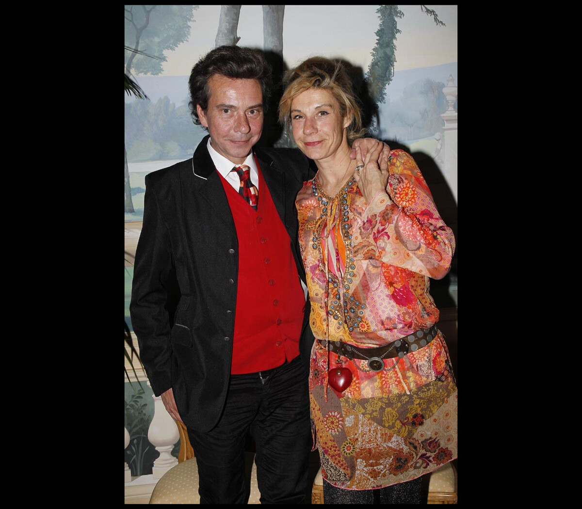 Photo : Frigide Barjot et son mari Basile de Koch à Paris en 2012 ...