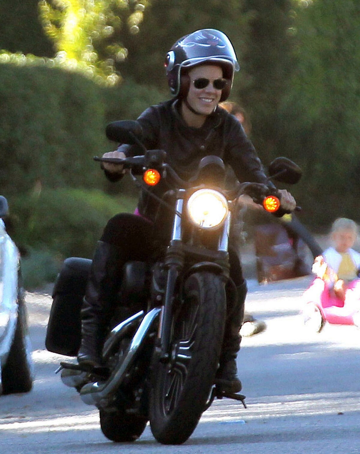 Photo : Pink et son mari Carey Hart font une balade à moto dans les ...