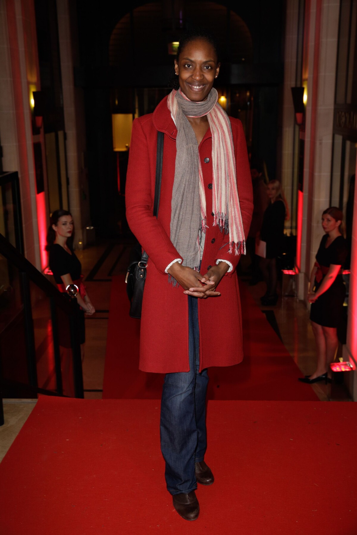 Photo : Rougui Dia lors du lancement des illuminations du Faubourg ...