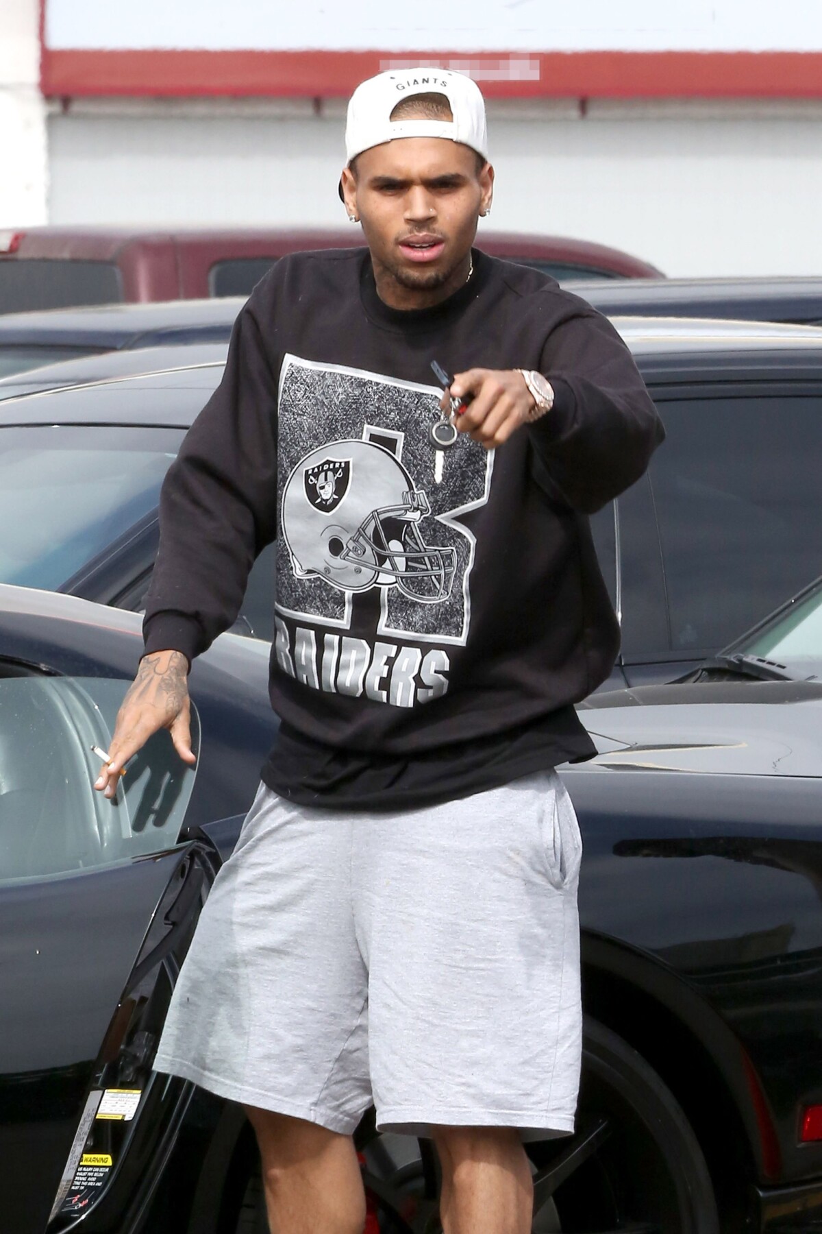 Photo : Chris Brown à Los Angeles, le 2 août 2013. - Purepeople
