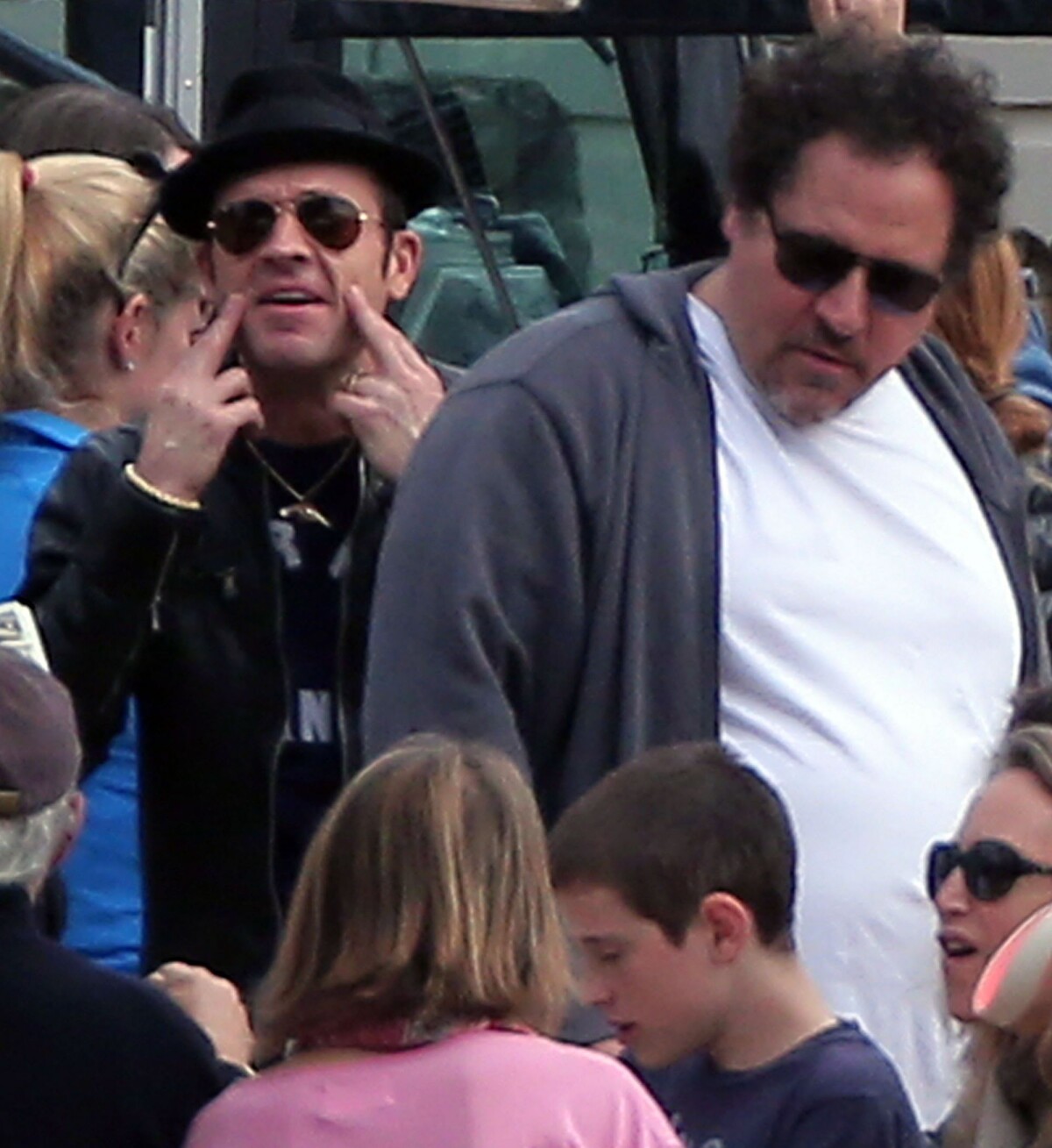 Photo : Exclusif - Jon Favreau et Justin Theroux lors de l'anniversaire ...