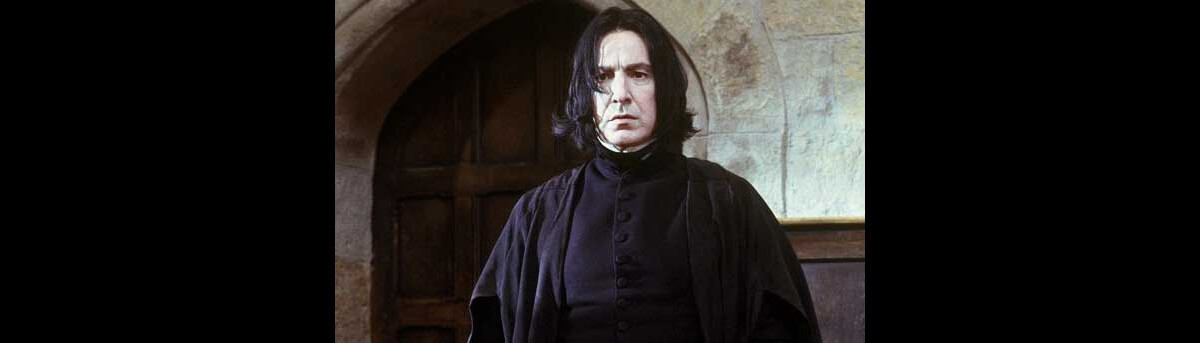 Photo : Severus Rogue (Alan Rickman) dans Harry Potter. - Purepeople