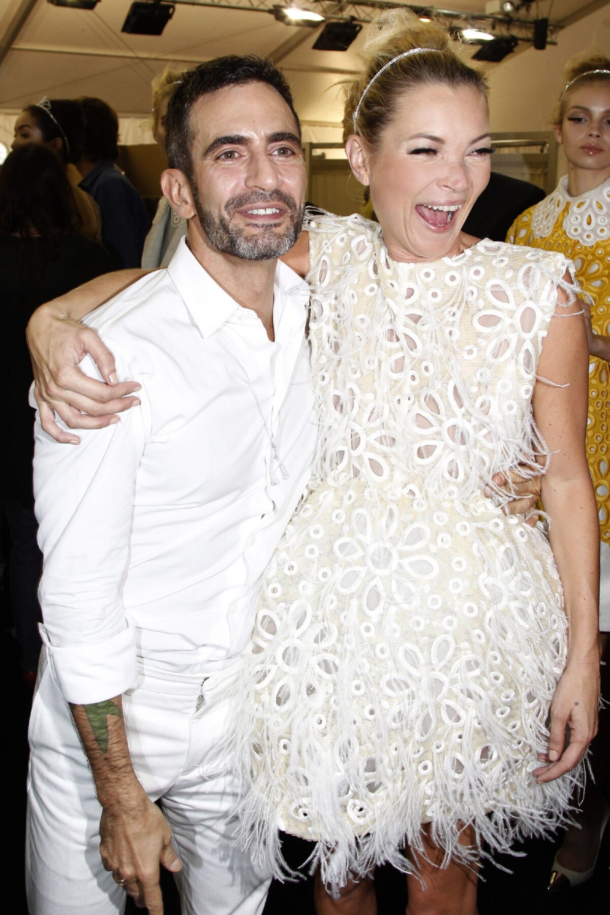 Photo : Kate Moss et Marc Jacobs célèbrent le défilé Vuitton en 2011 ...