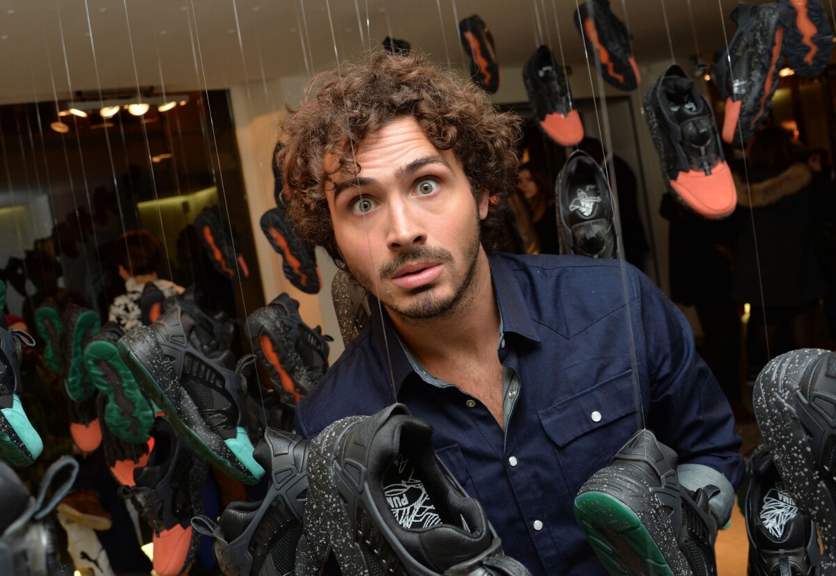 Photo : Maxime Musqua lors du vernissage du Pop Up Store Ronnie Fieg x ...