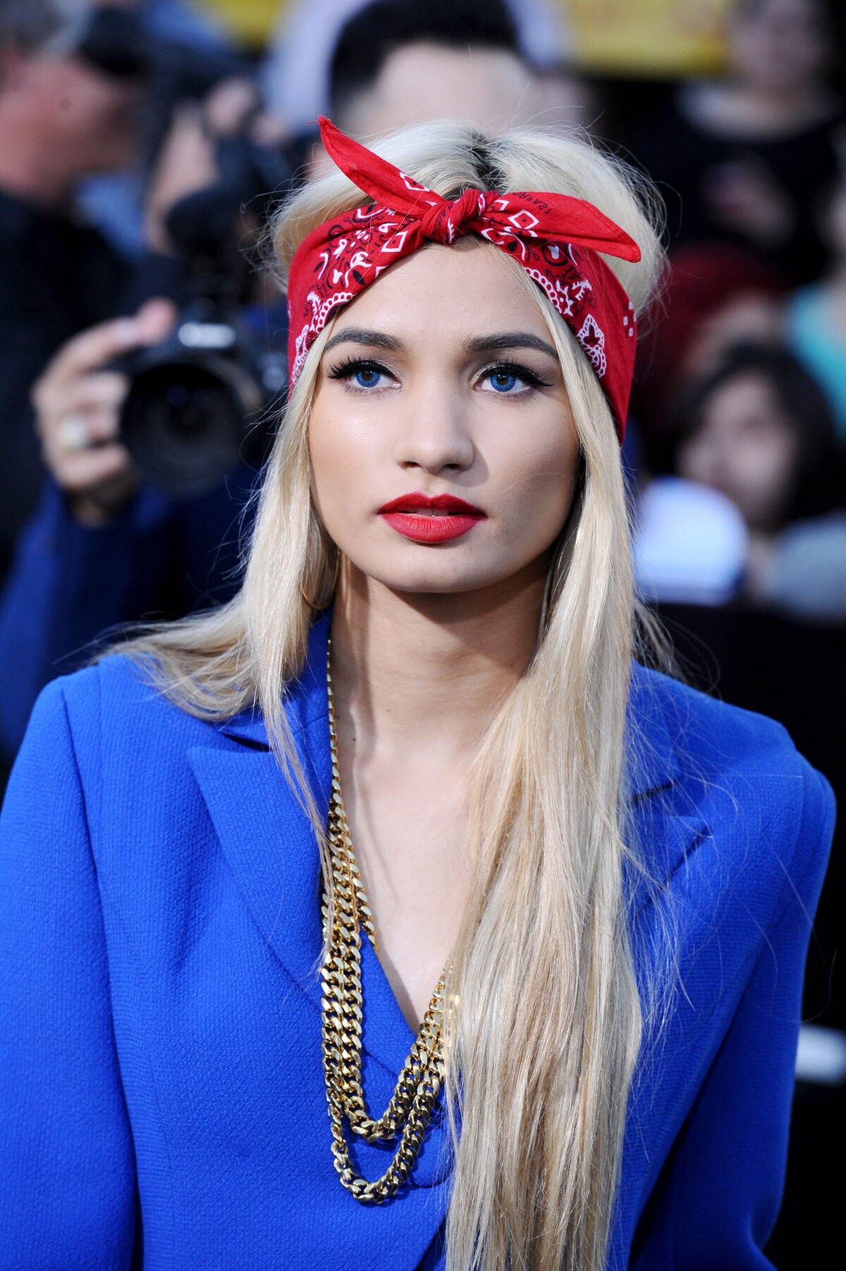 Photo : Pia Mia à la première du film Divergente au Regency Village ...