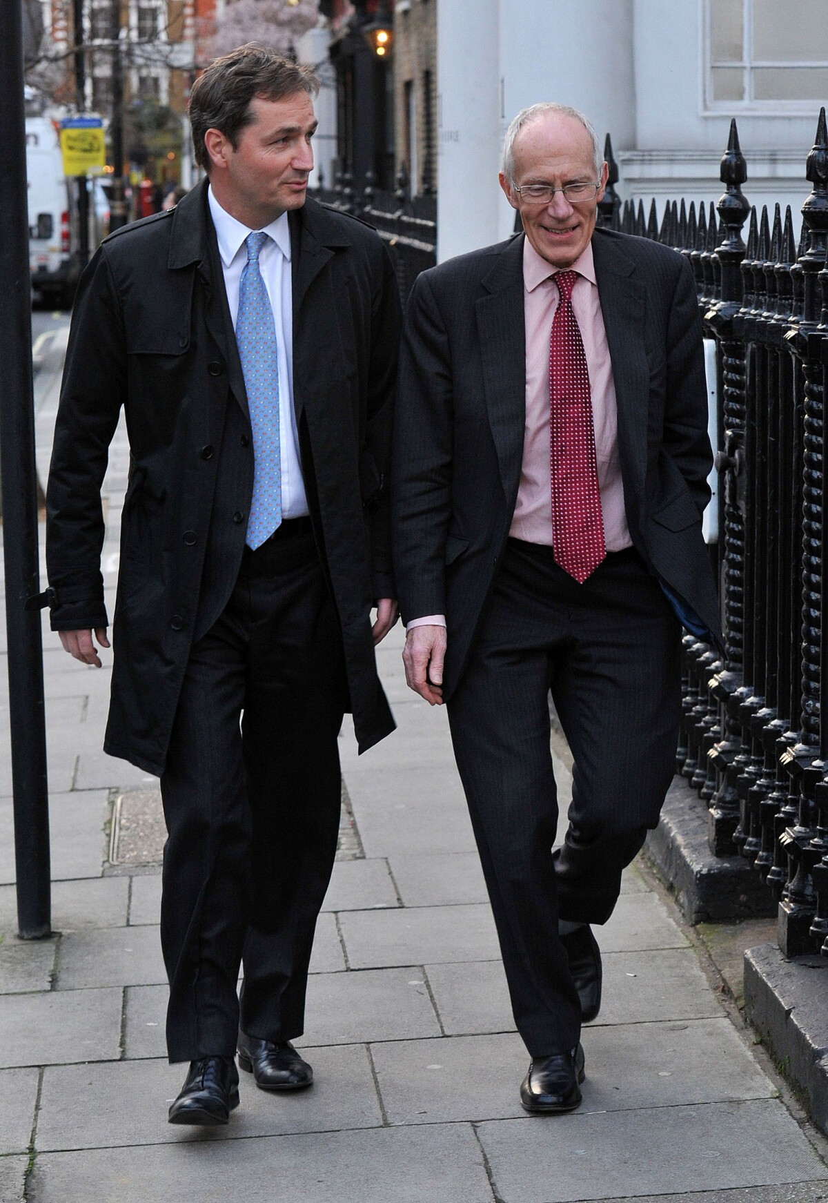 Photo : Alan Farthing et Marcus Setchell à Londres le 4 décembre 2012 ...
