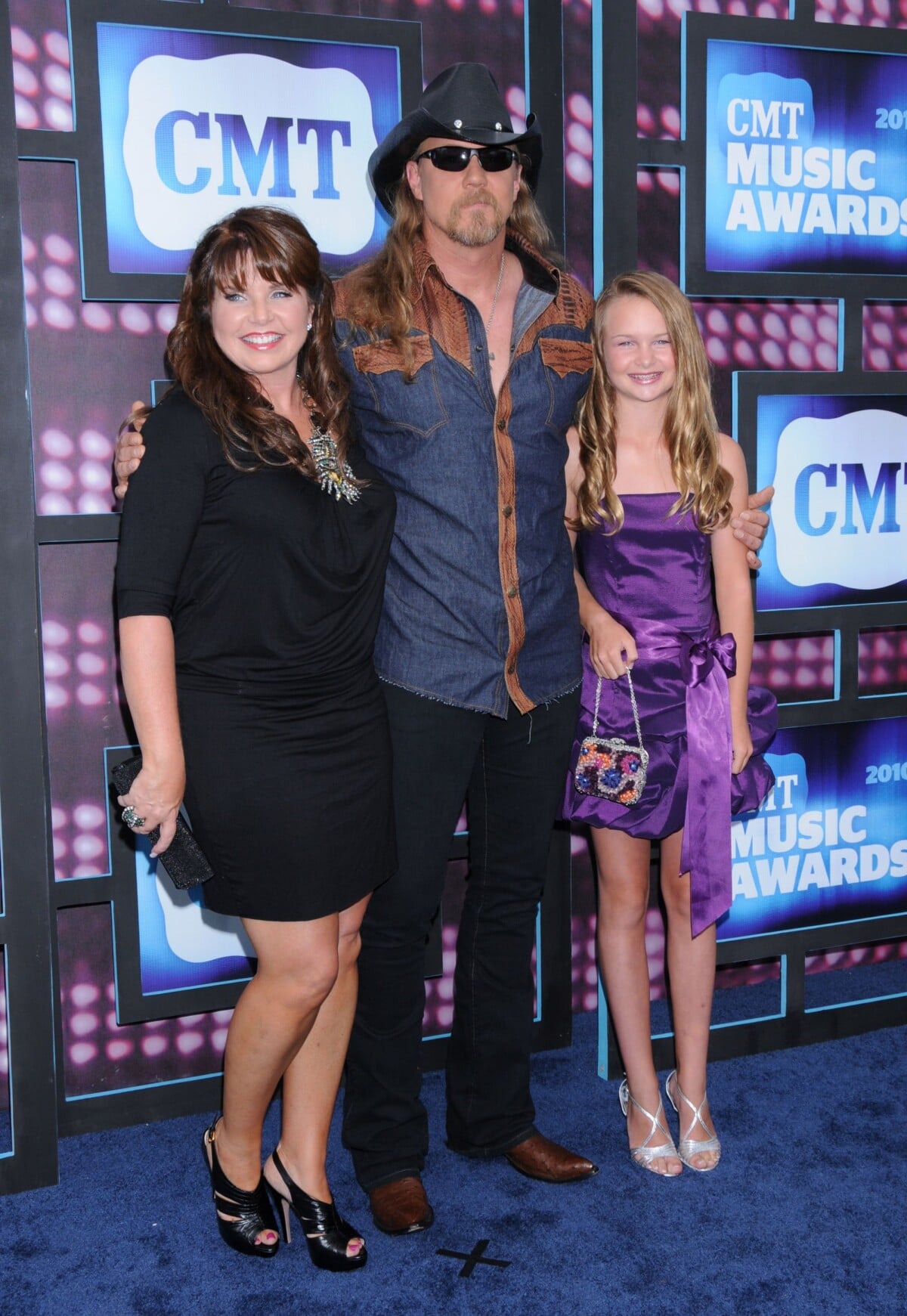 Photo : Trace Adkins avec sa femme Rhonda et leur fille Mackenzie à ...