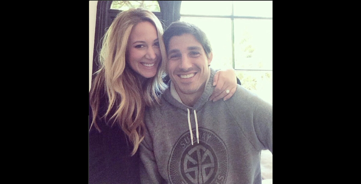 Photo : Haylie Duff et son fiancé Matt Rosenberg, le 3 avril 2014 ...