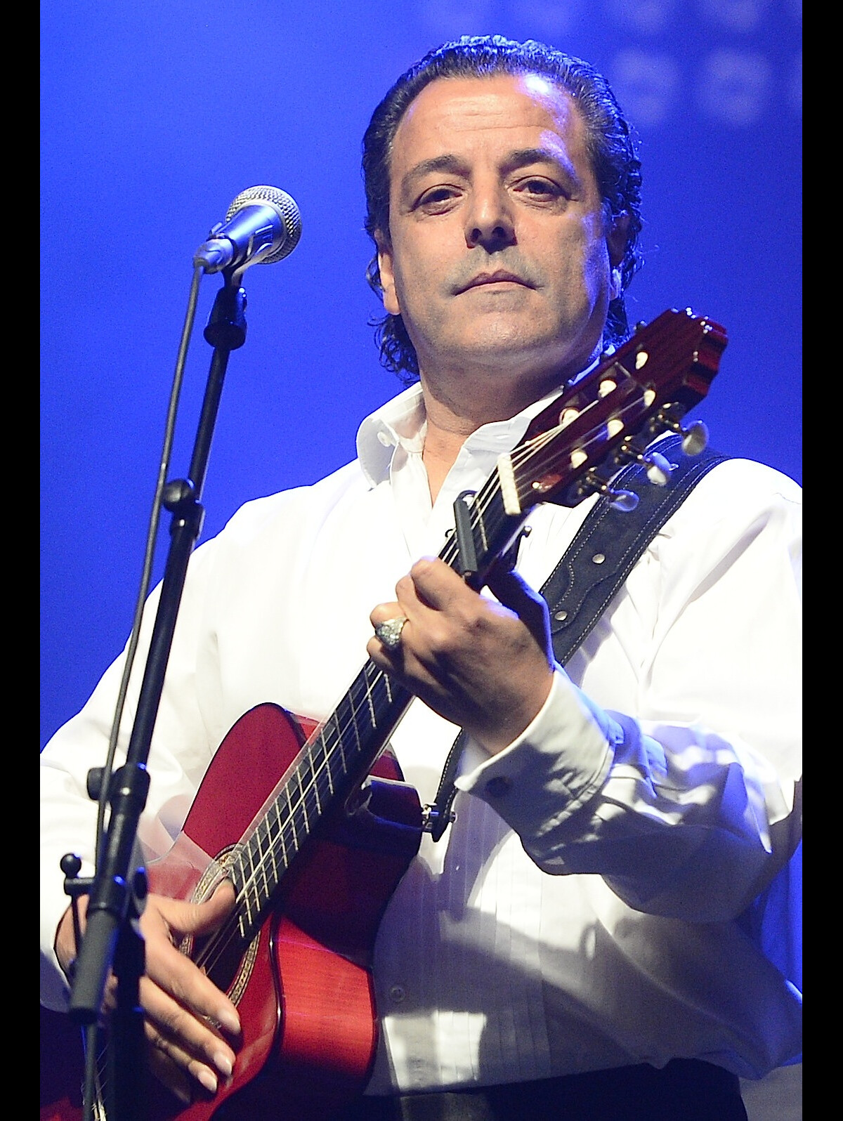 Photo : Chico lors du concert de Chico & The Gypsies à l'Olympia à ...