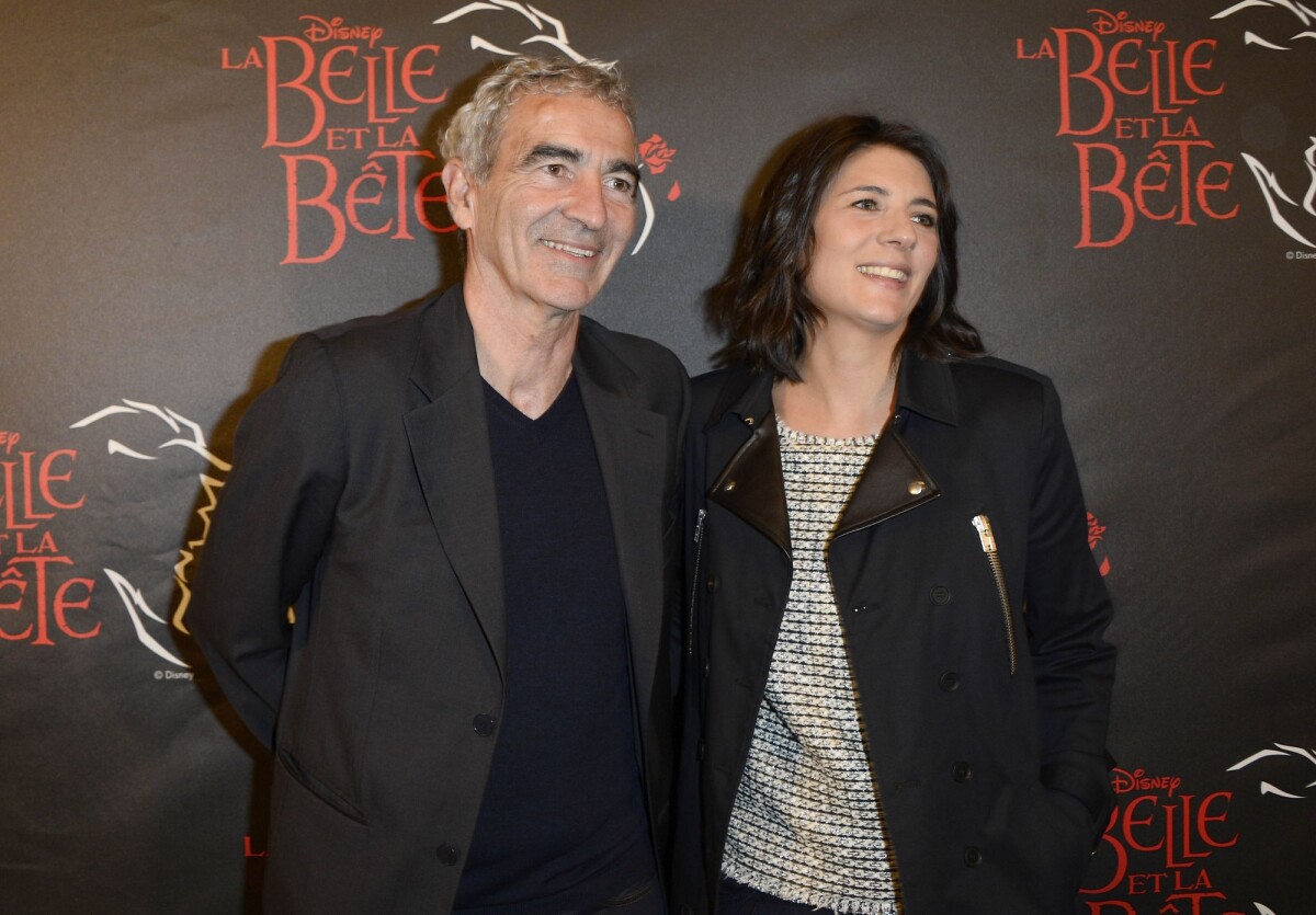 Photo : Raymond Domenech et sa compagne Estelle Denis lors de la ...