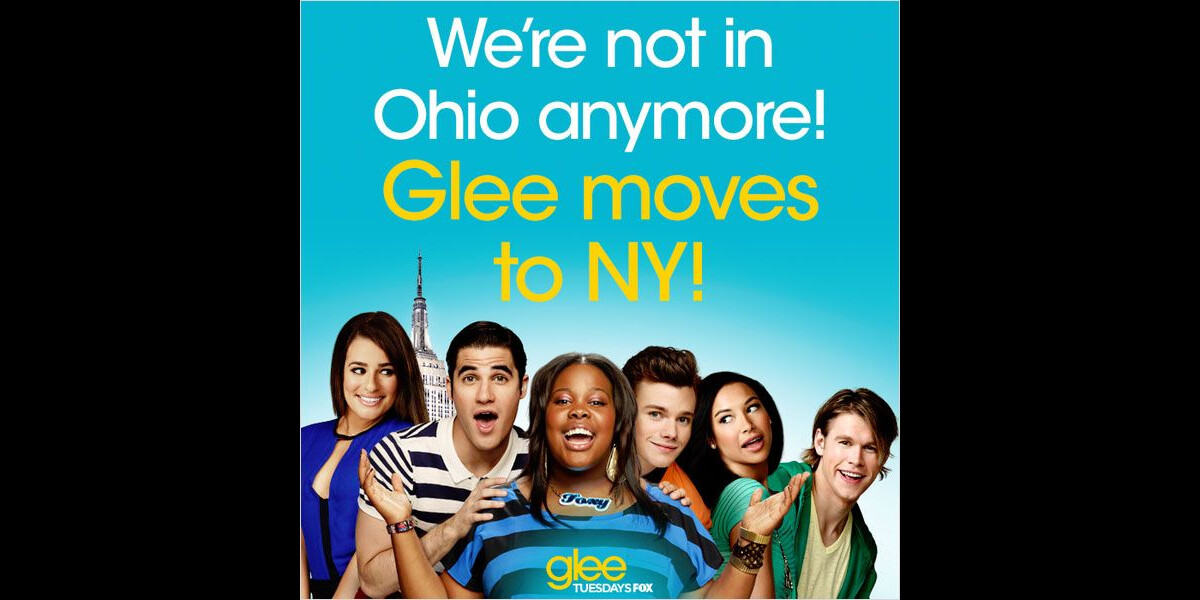 Photo : Affiche promo de la 5e saison de Glee. - Purepeople