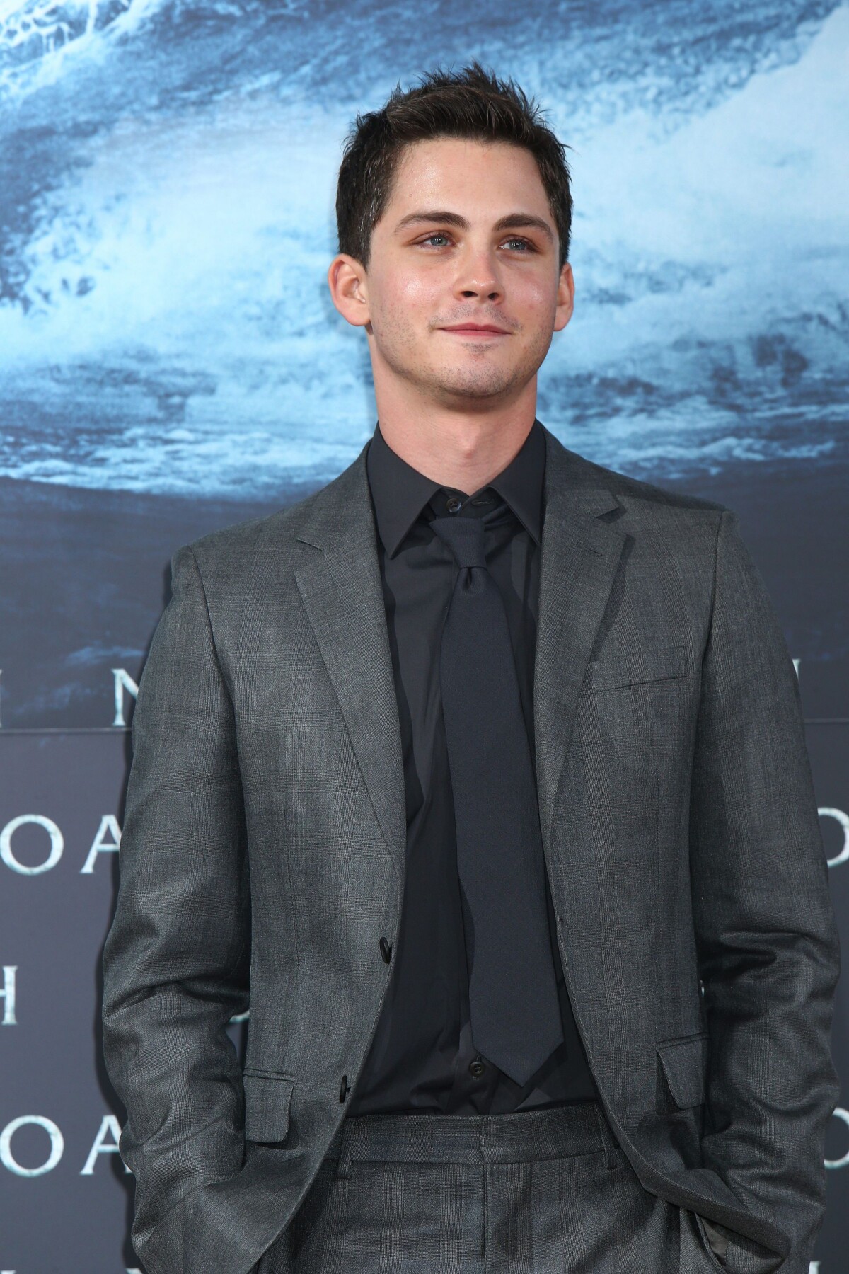 Photo : Logan Lerman à Berlin, le 13 mars 2014. - Purepeople