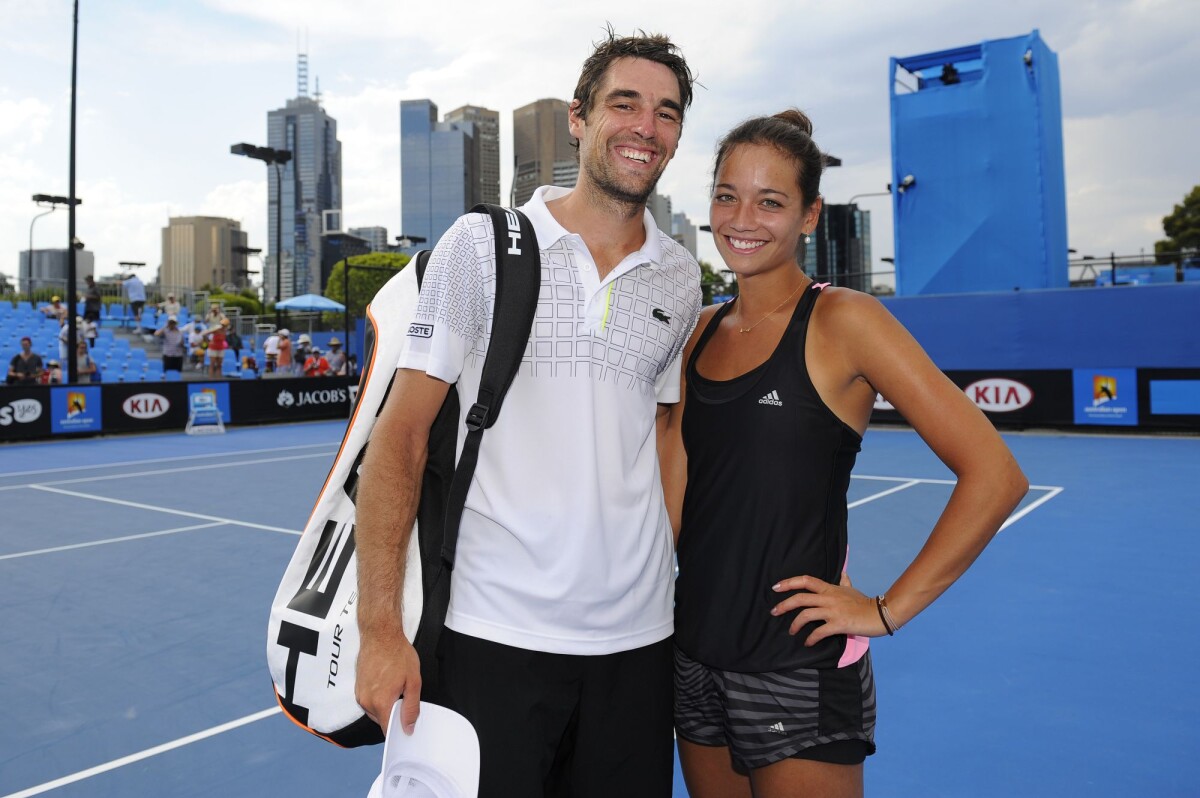 Photo : Jérémy Chardy et sa belle Alizé Lim, amoureux lors de l'Open d ...