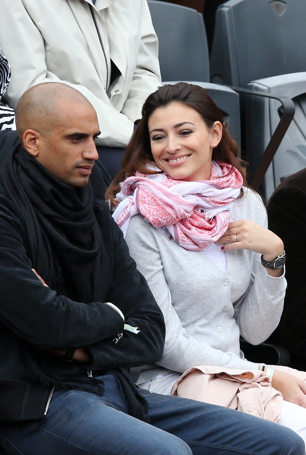 Photo : Aurélien Capoue et sa femme Rachel Legrain-Trapani lors du ...