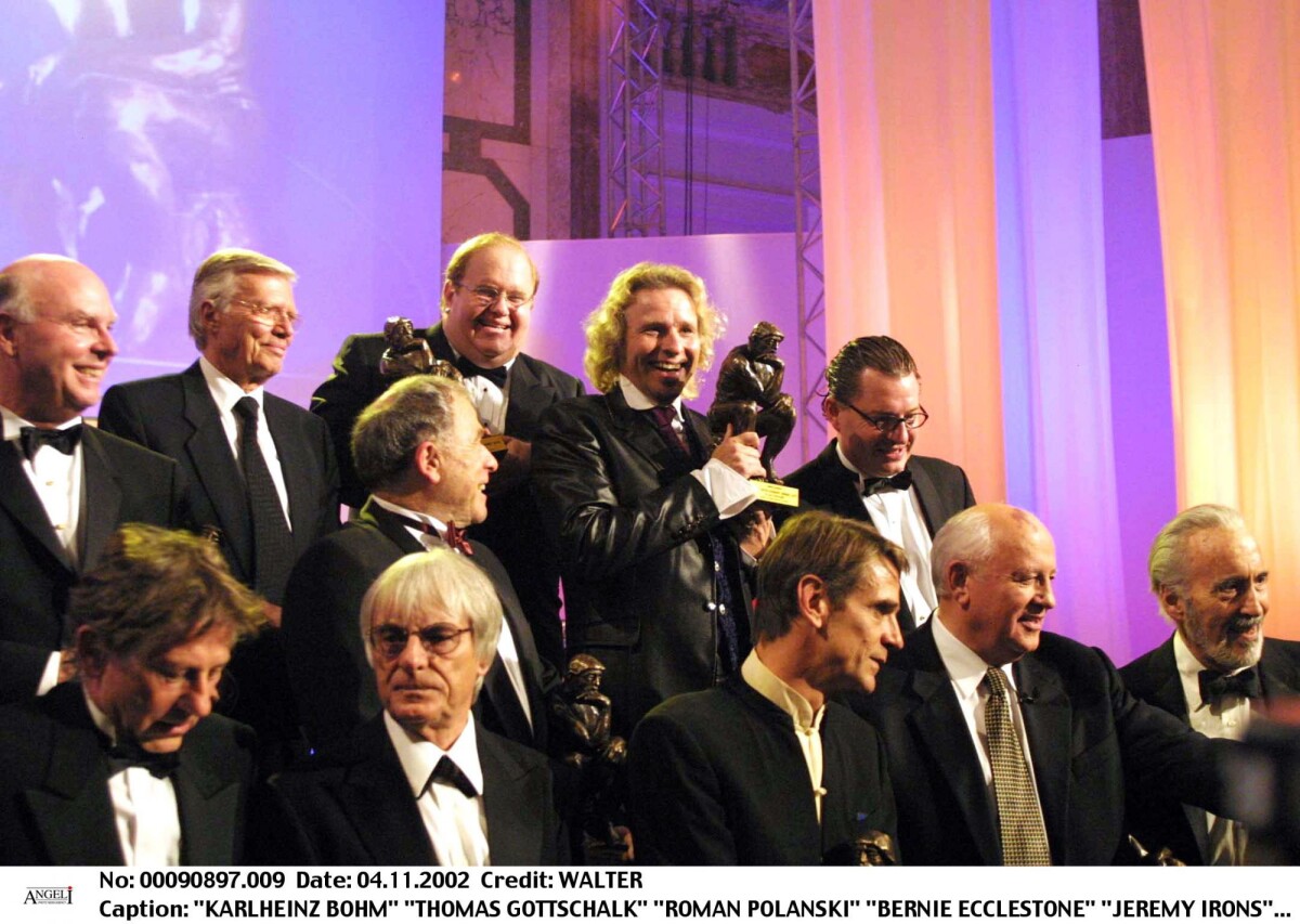 Photo : Karlheinz Böhm, Thomas Gottschalk, Roman Polanski, Bernie ...