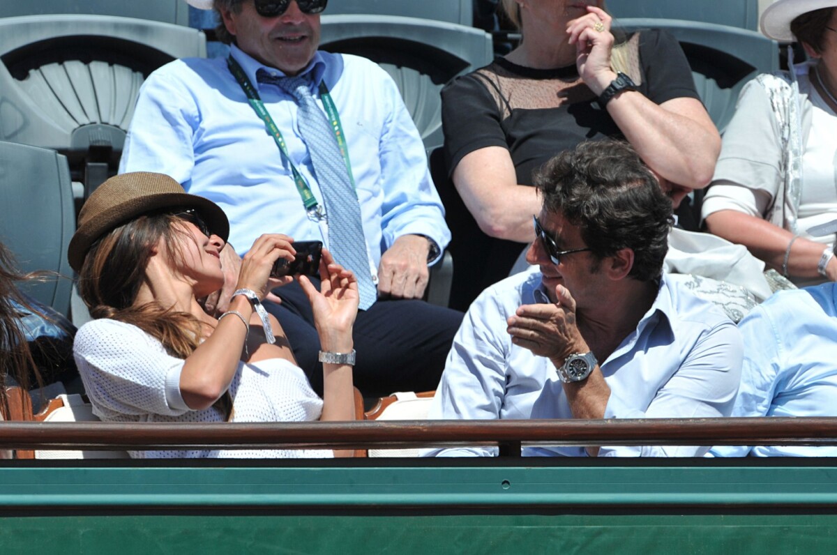 Photo : Patrick Bruel et sa compagne Caroline aux Internationaux de ...