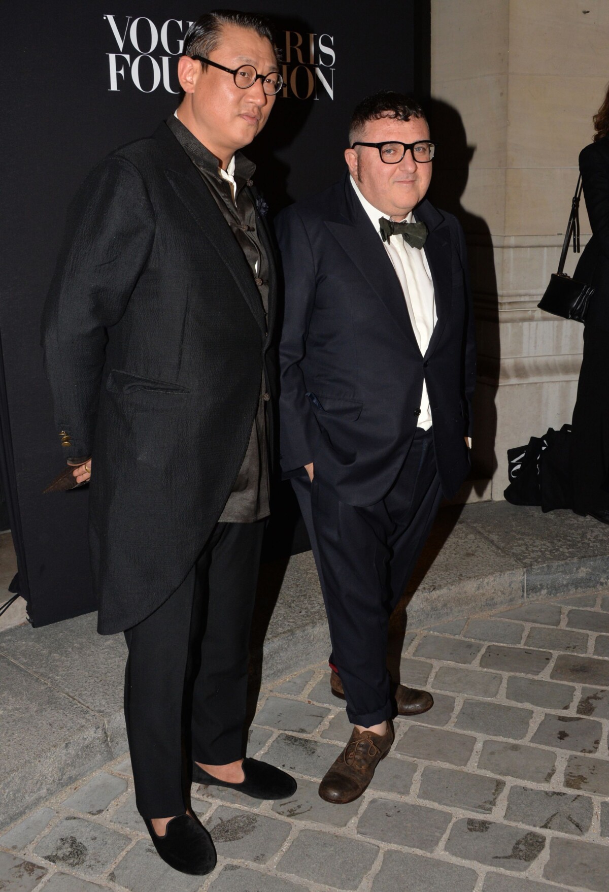 Photo : Alexander Koo et Alber Elbaz - Premier gala de la Vogue Paris ...