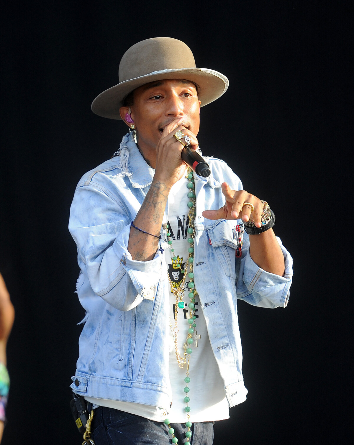 Photo : Pharrell Williams en concert au festival Wireless à Londres, le ...