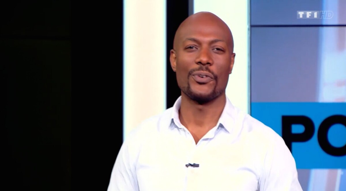 Photo : Harry Roselmack dans "Sept à huit" sur TF1, le 27 juillet 2014 ...
