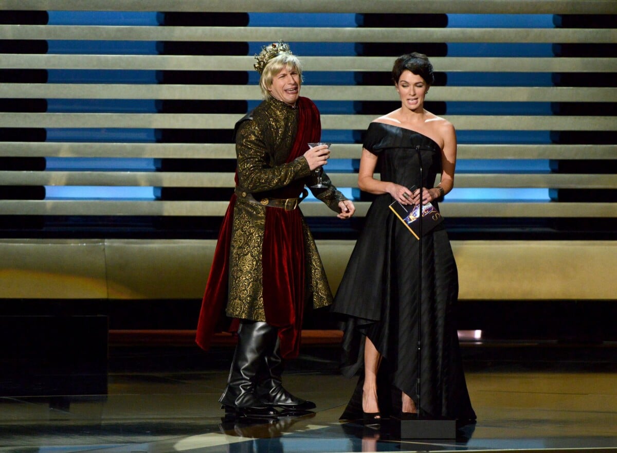 Photo : Andy Samberg et Lena Headey lors de la 66e cérémonie annuelle ...