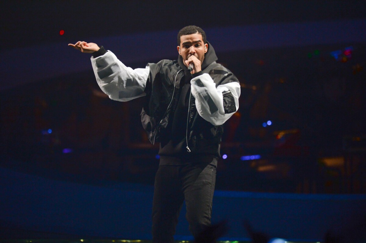 Photo : Drake en concert au 02 arena à Londres, le 25 mars 2014 ...