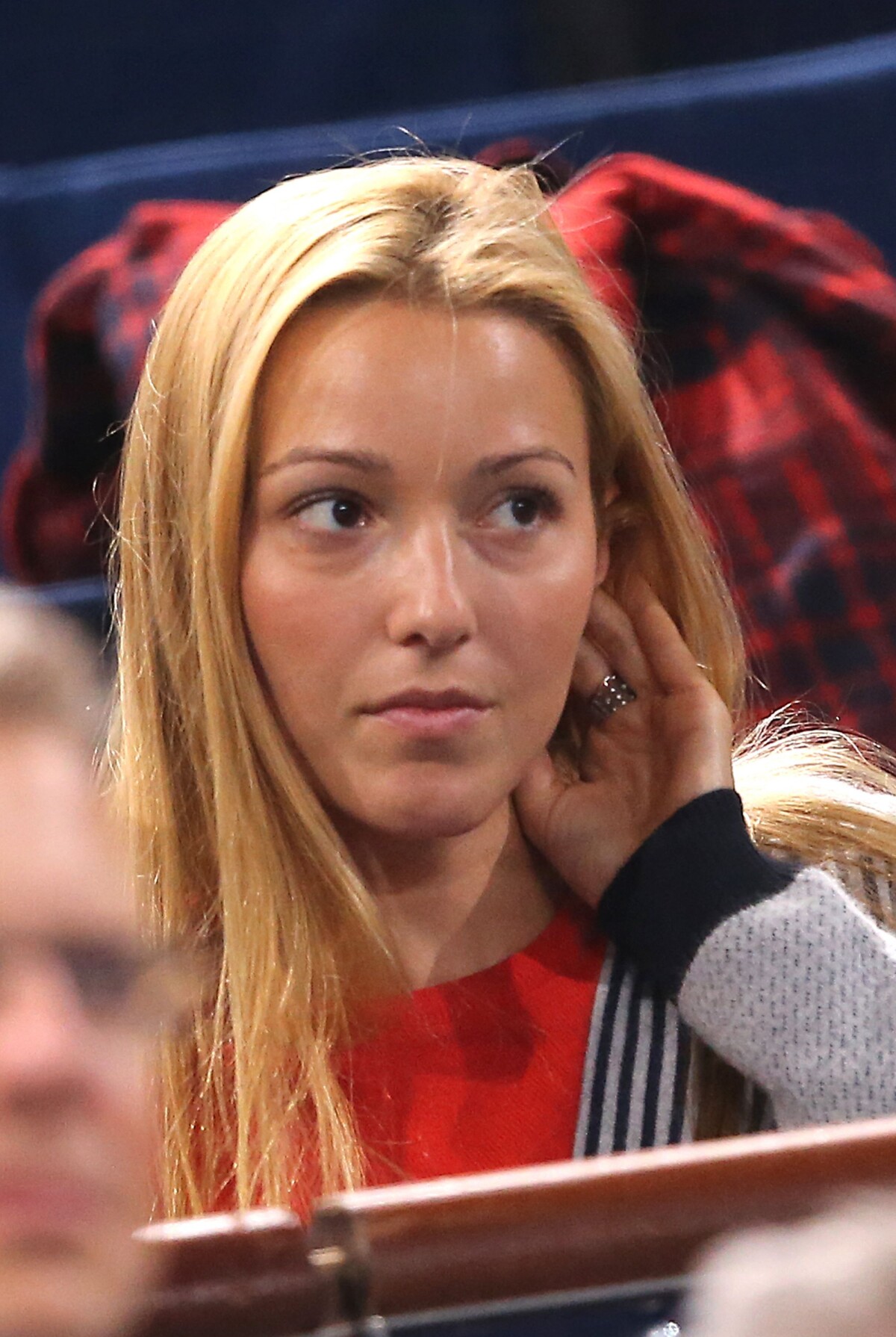 Photo : Jelena Ristic applaudit et soutient son fiancé Novak Djokovic ...